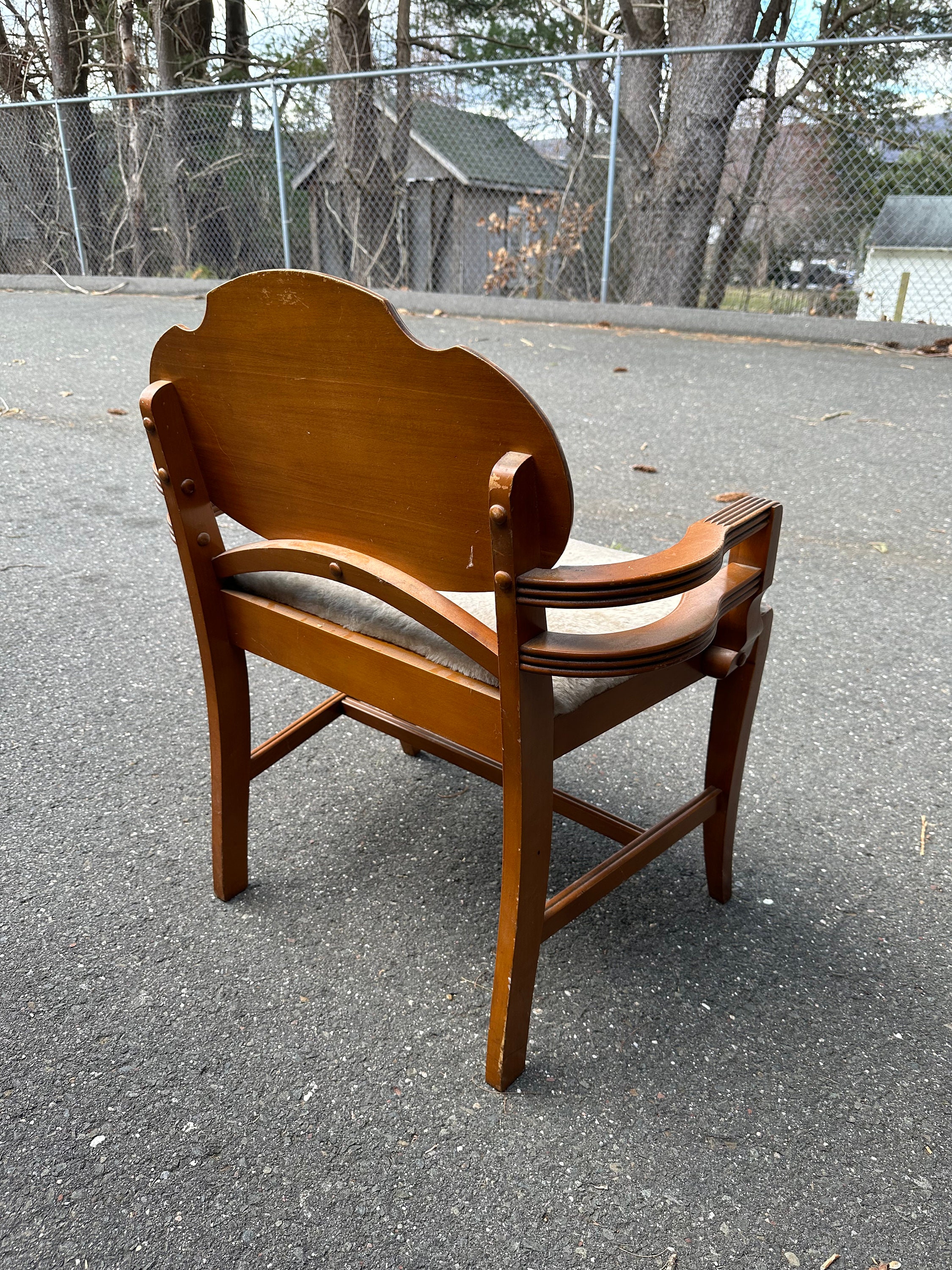 1930s Art Deco Parlor Arm Chair - Etsy