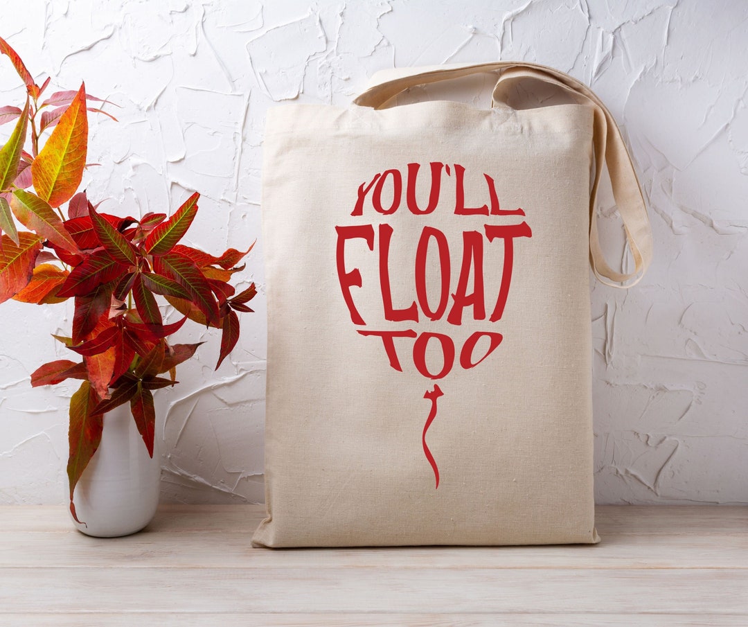 Your Float Too It Inspired Tote Bag, Halloween Gift, Shopping Bag ...