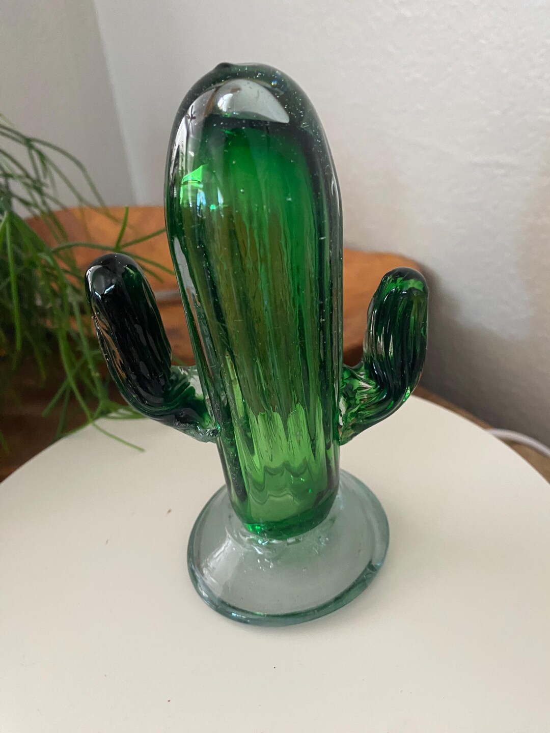 Hand-blown Glass Cactus Figurine - Etsy