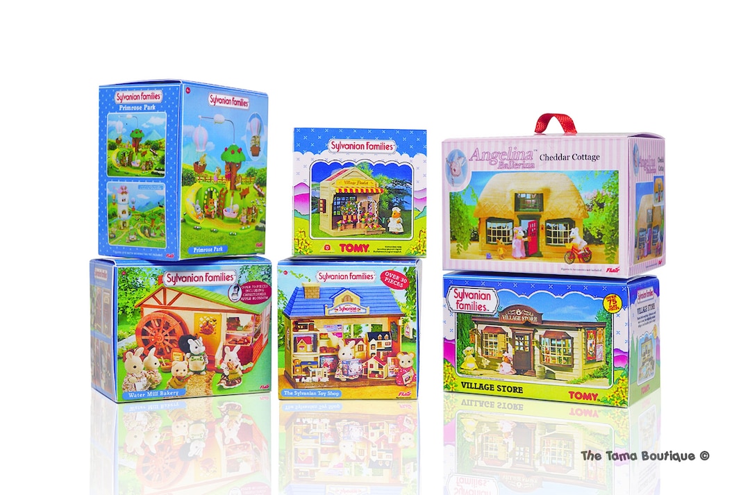 For Sylvanian Families Calico Critters Miniature Dollhouse Toy Boxes - Etsy