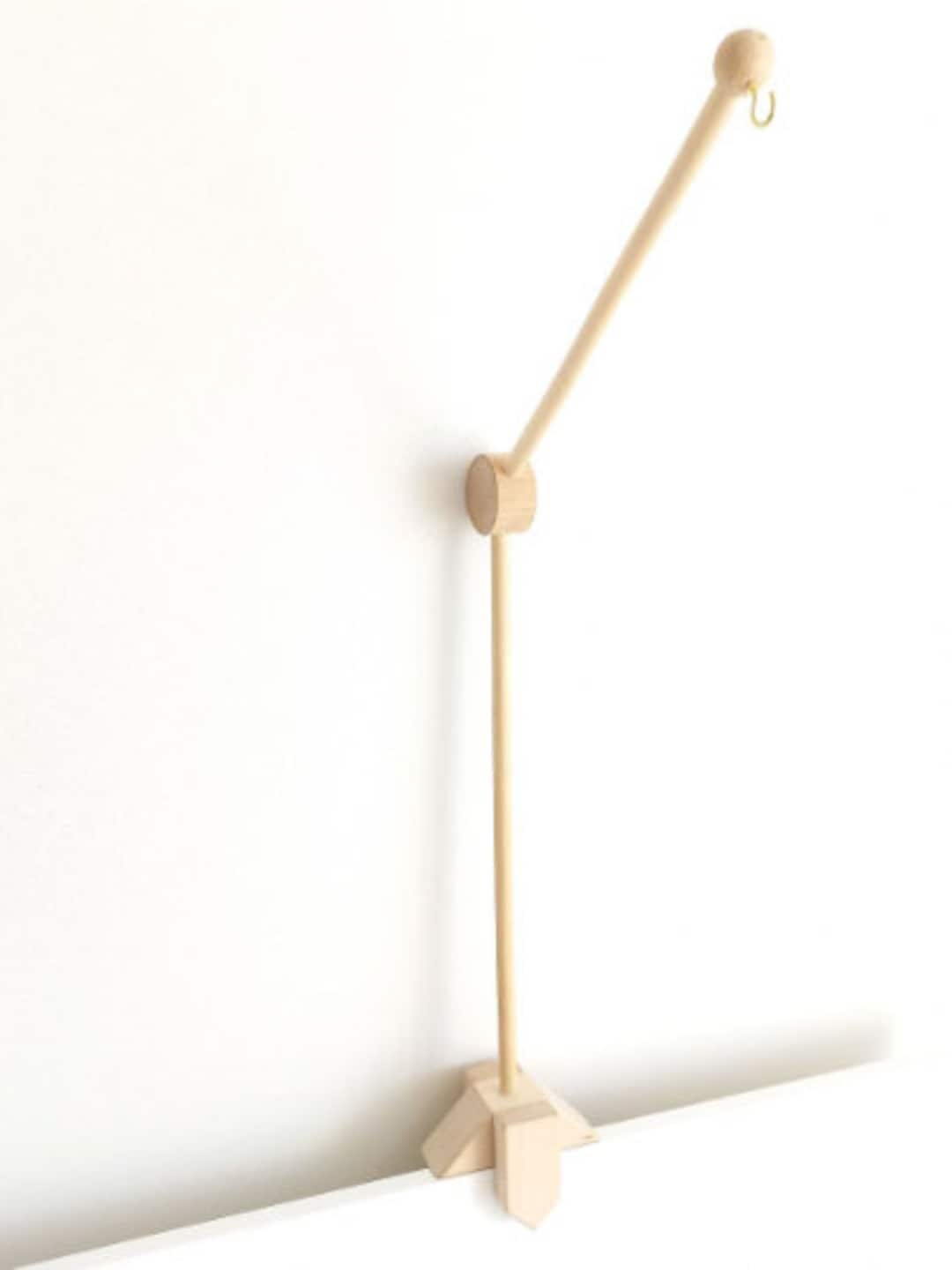 Baby Mobile Arm / Holder Wooden Baby Mobile Stand Crib Baby Mobile ...