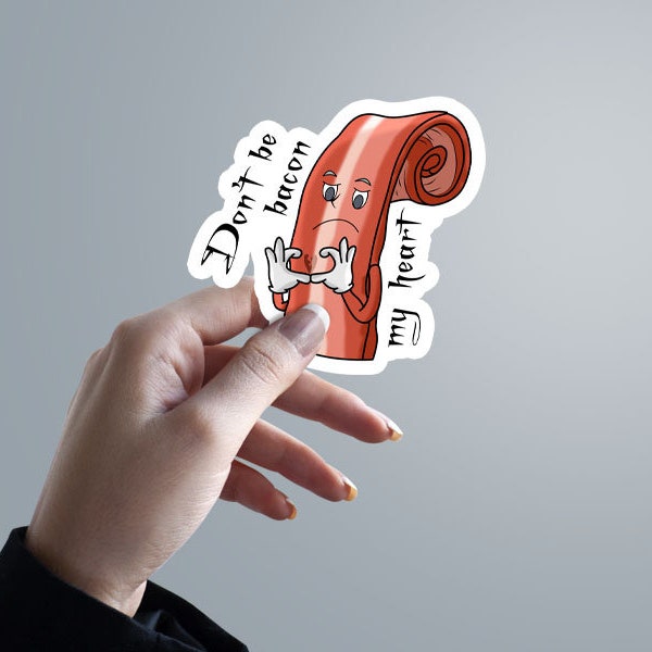 Heart Bacon Phone Case - Etsy