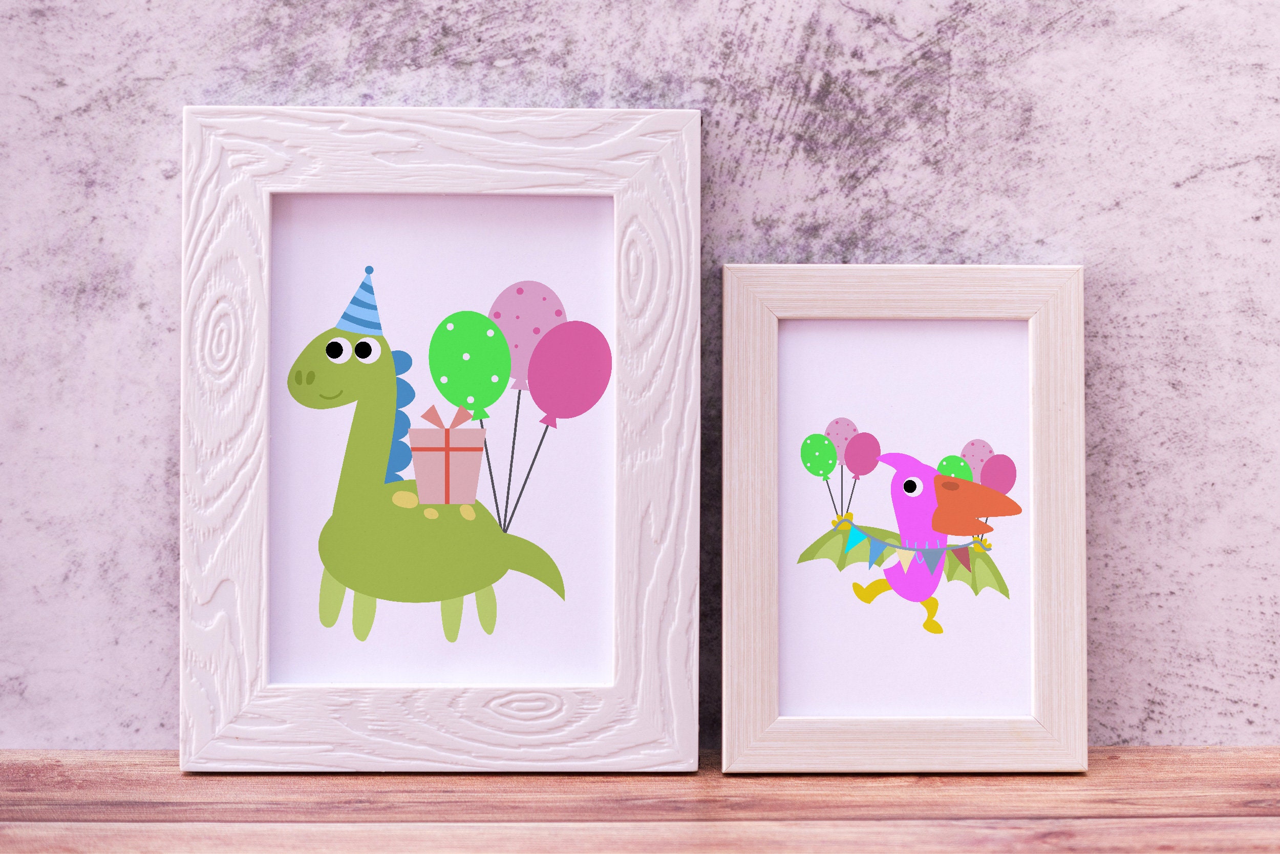 Dinosaur Party Clipart. Happy Dino Png - Etsy
