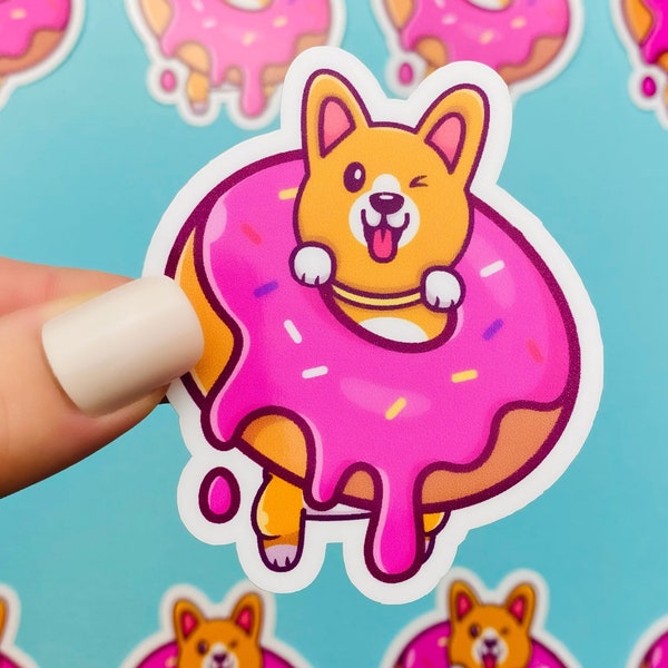 Donut Sticker - Etsy