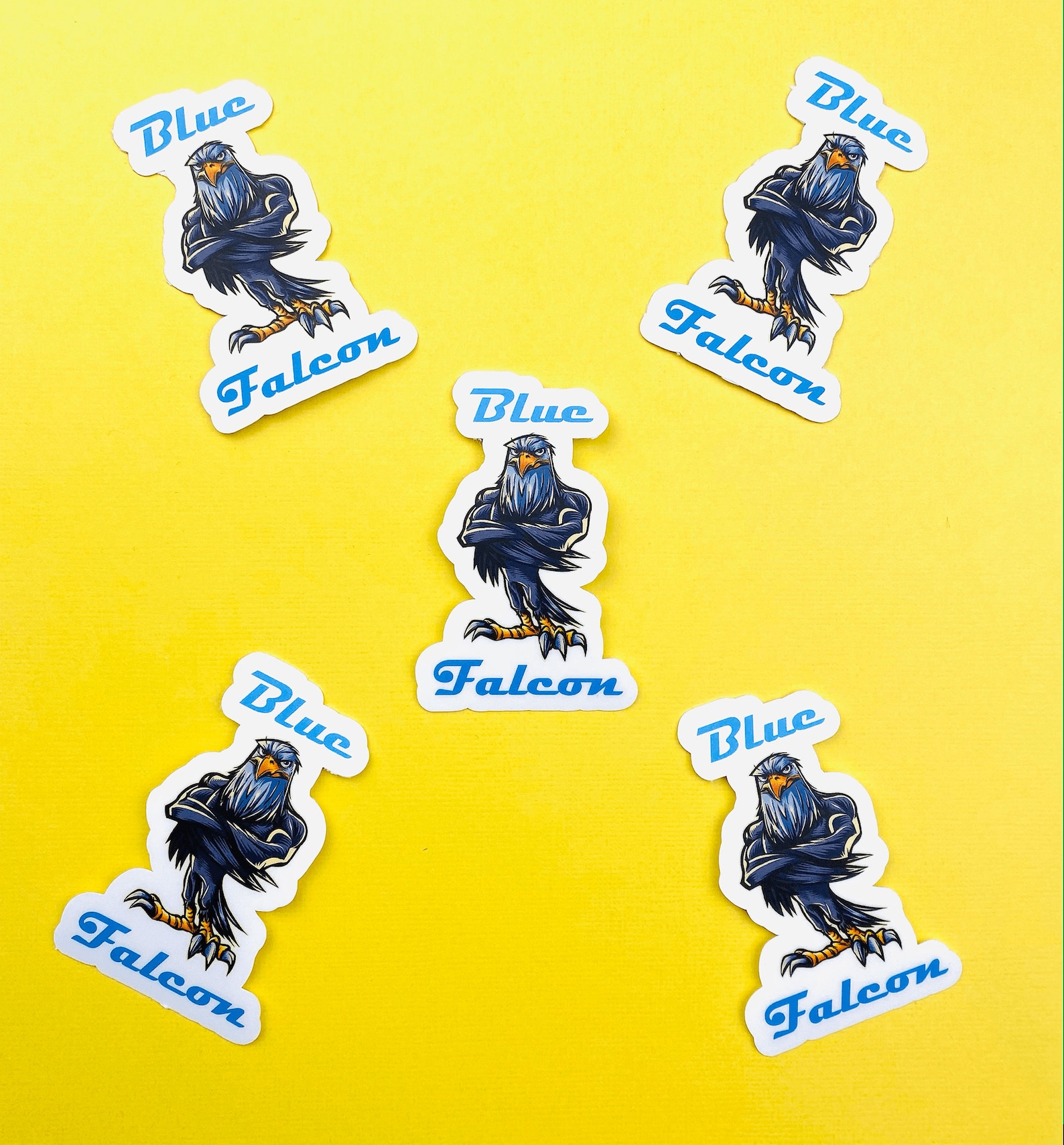 Blue Falcon Sticker for Police Law Enforcement Military Buddy | Etsy