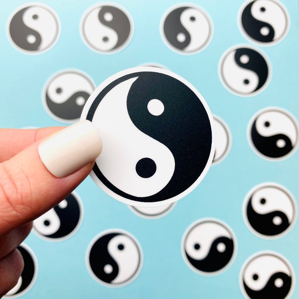 Yin Yang Decal - Etsy