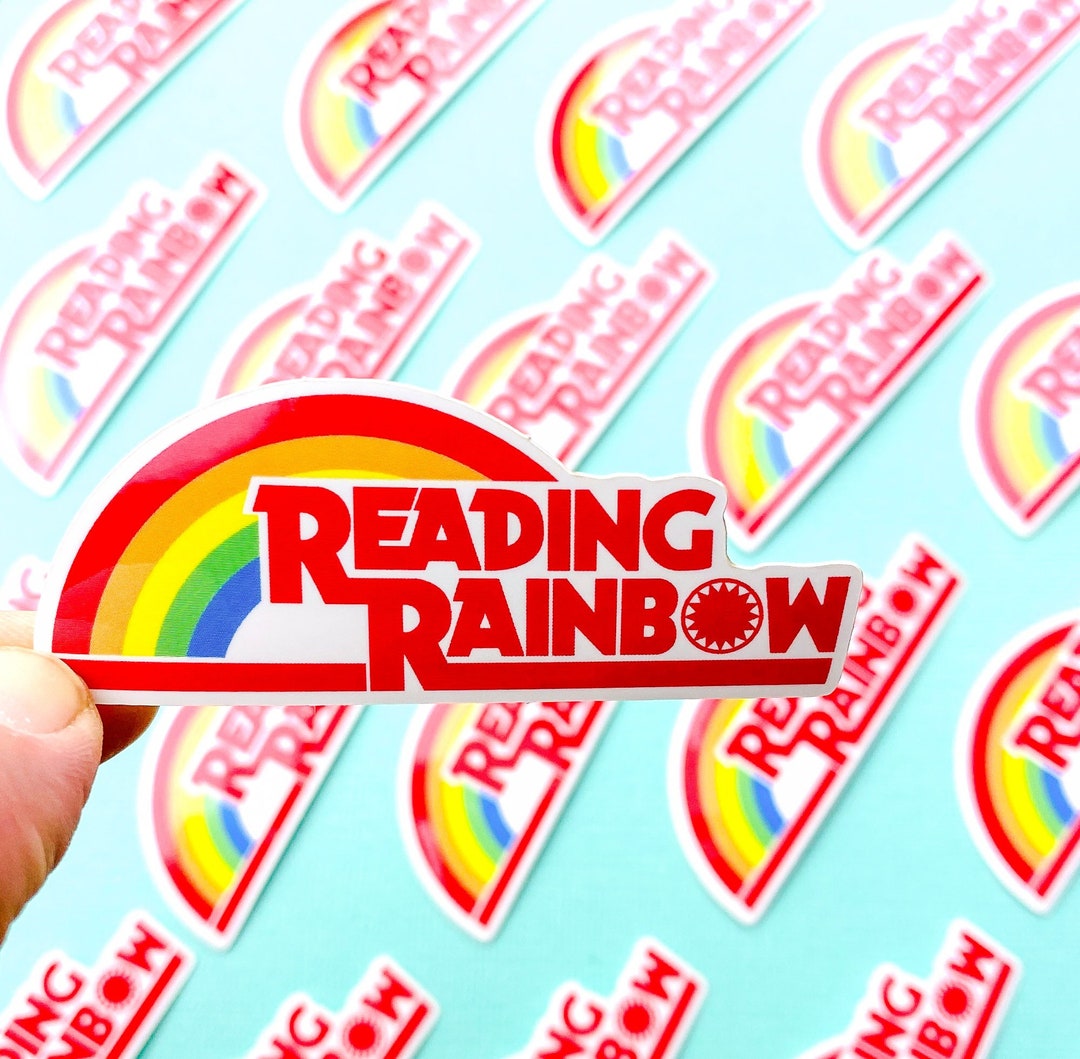 Reading Rainbow Sticker Eighties Vintage Logo Sticker for Book Lovers ...