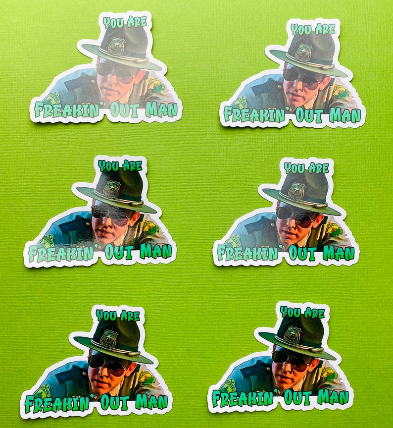 Super Troopers Rabbit Sticker Freakin' Out Man - Etsy