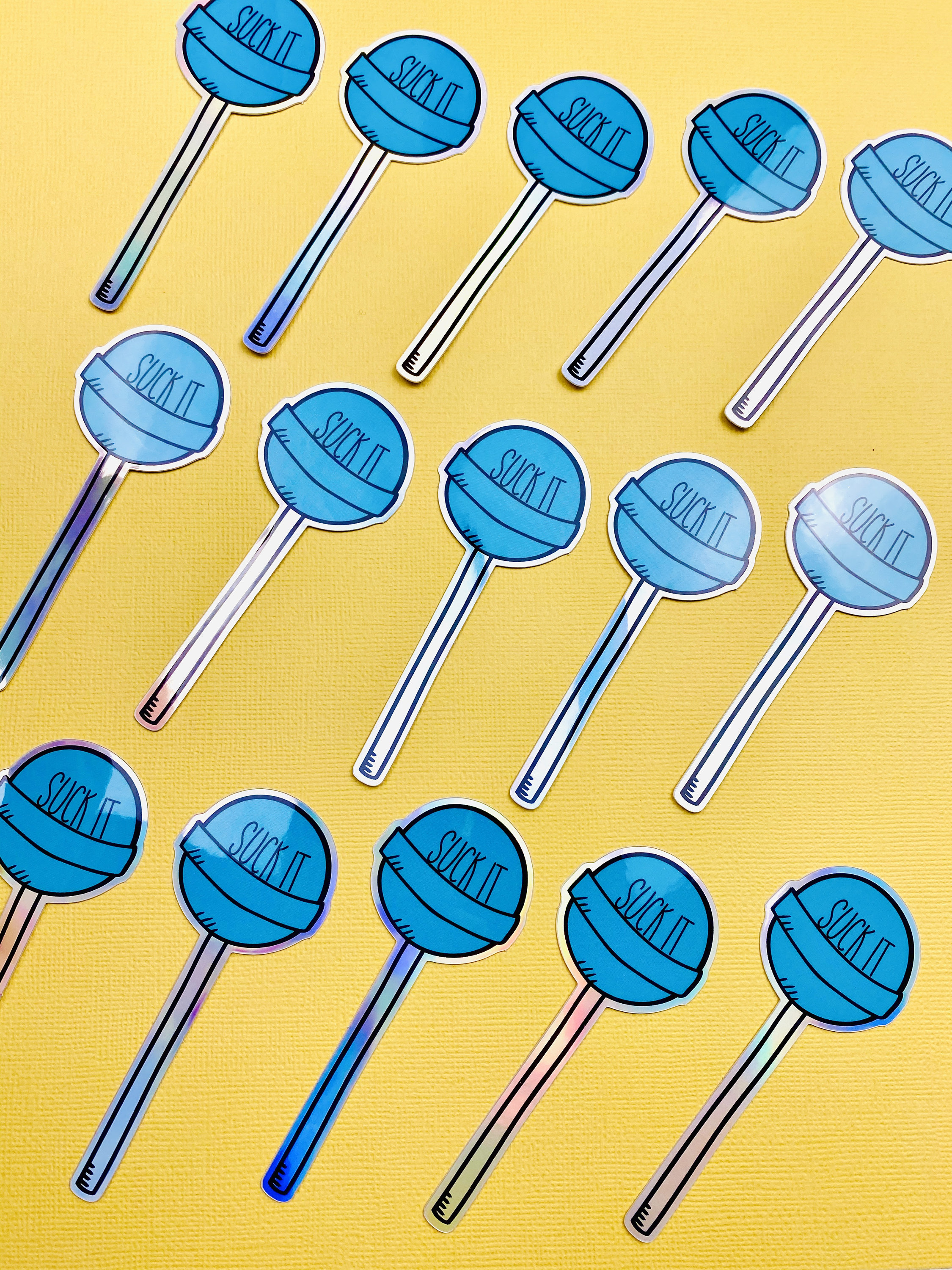 Suck It Funny Sucker Sticker for Car Hologram Candy Sticker - Etsy