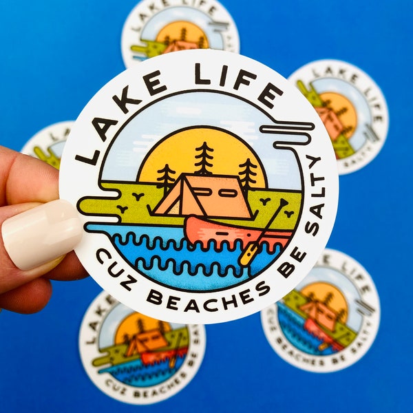 Lake Life Decal - Etsy