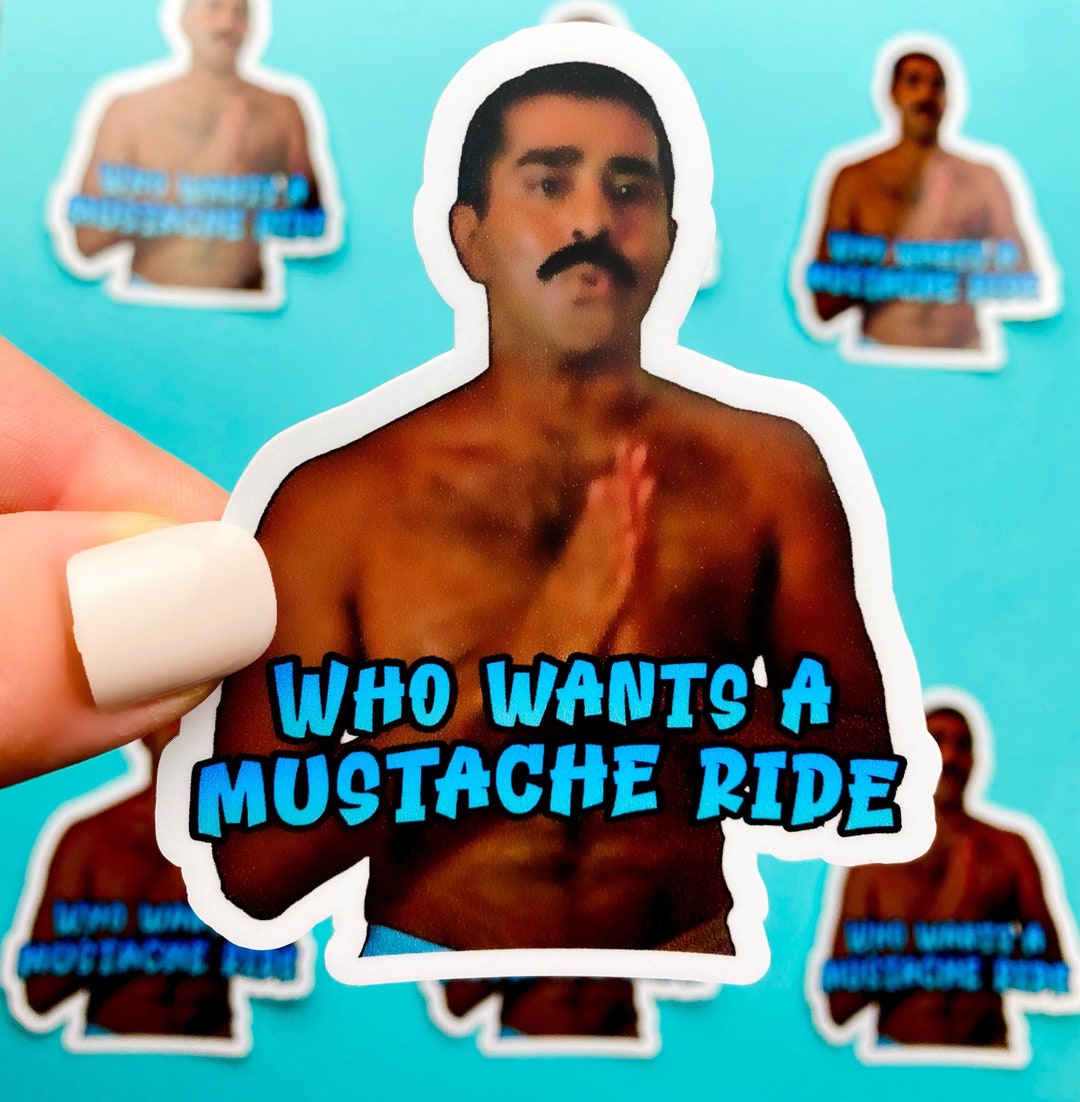 Super Troopers Ramathorn 'mustache Ride' Sticker - Officially Licensed ...