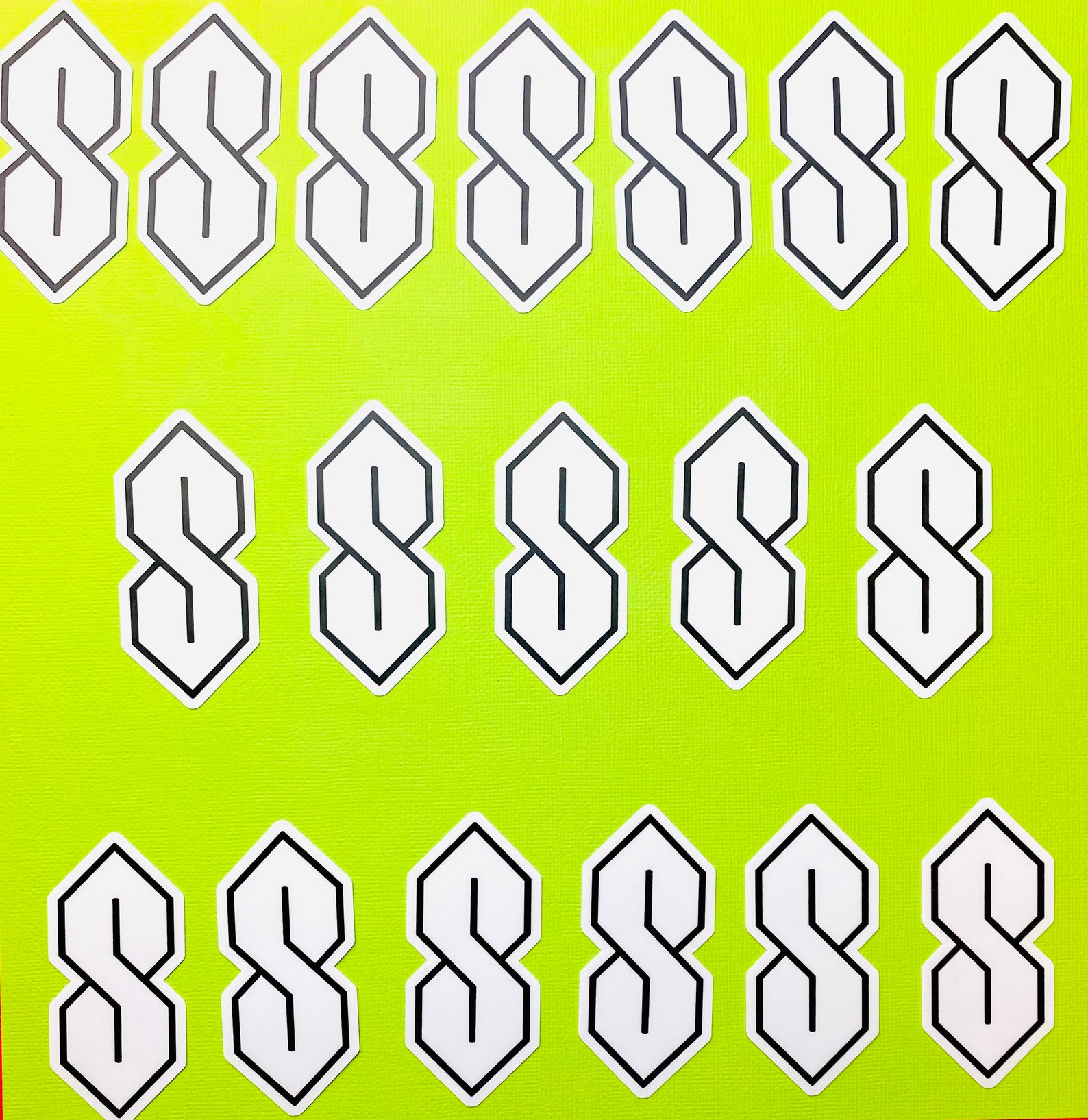 90s Sticker Cool S, Stussy S, Super S, Universal S, Pointy S, Middle ...