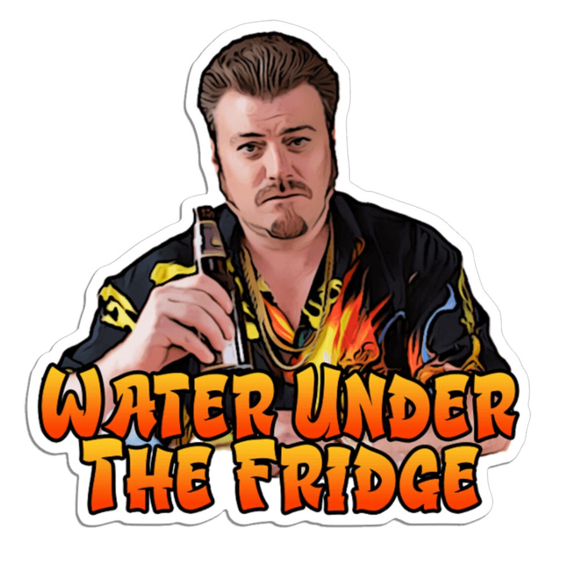 Trailer Park Boys Ricky Sticker: Officially Licensed Waterproof Vinyl ...