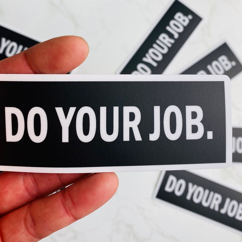 Do Your Job - Etsy