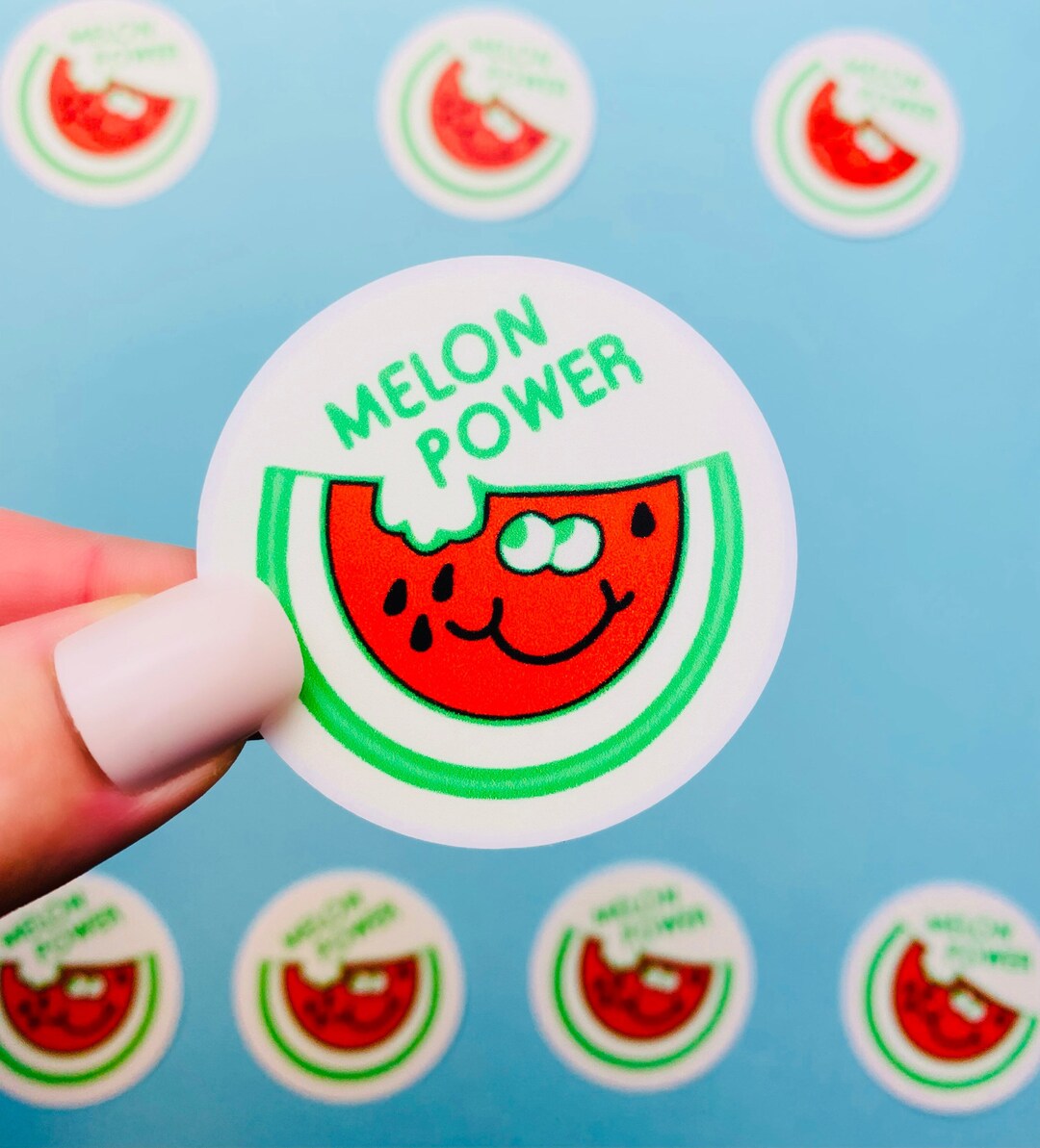 Eighties Kids Sticker Melon Power Vintage Designs From 1980s 1990s ...