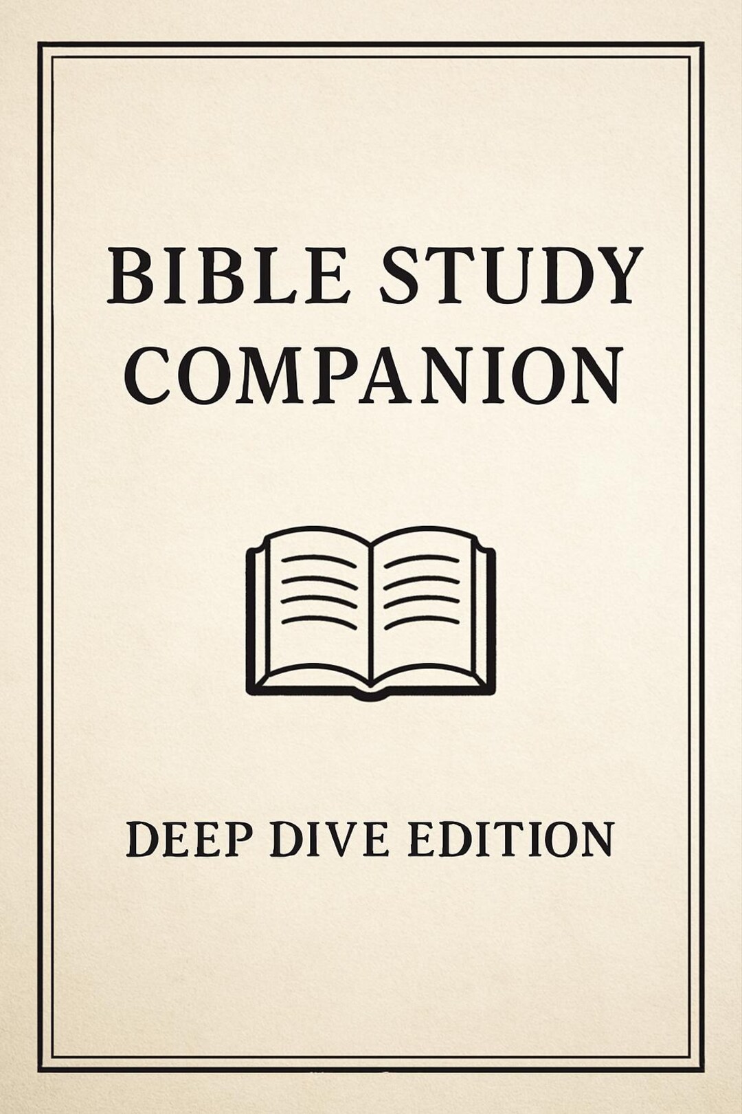 Bible Study Companion – Deep Dive Edition Guided Scripture Journal ...
