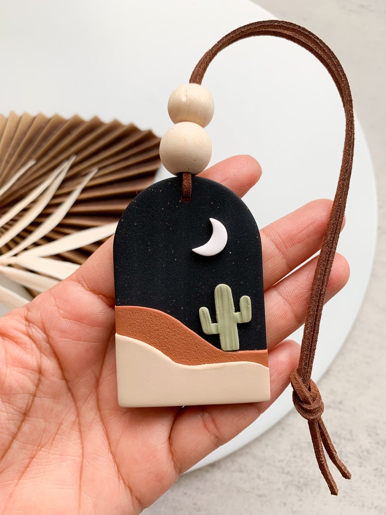 Essential Oil Car Clay Diffuser Boho Hanging Accessory Car - Etsy