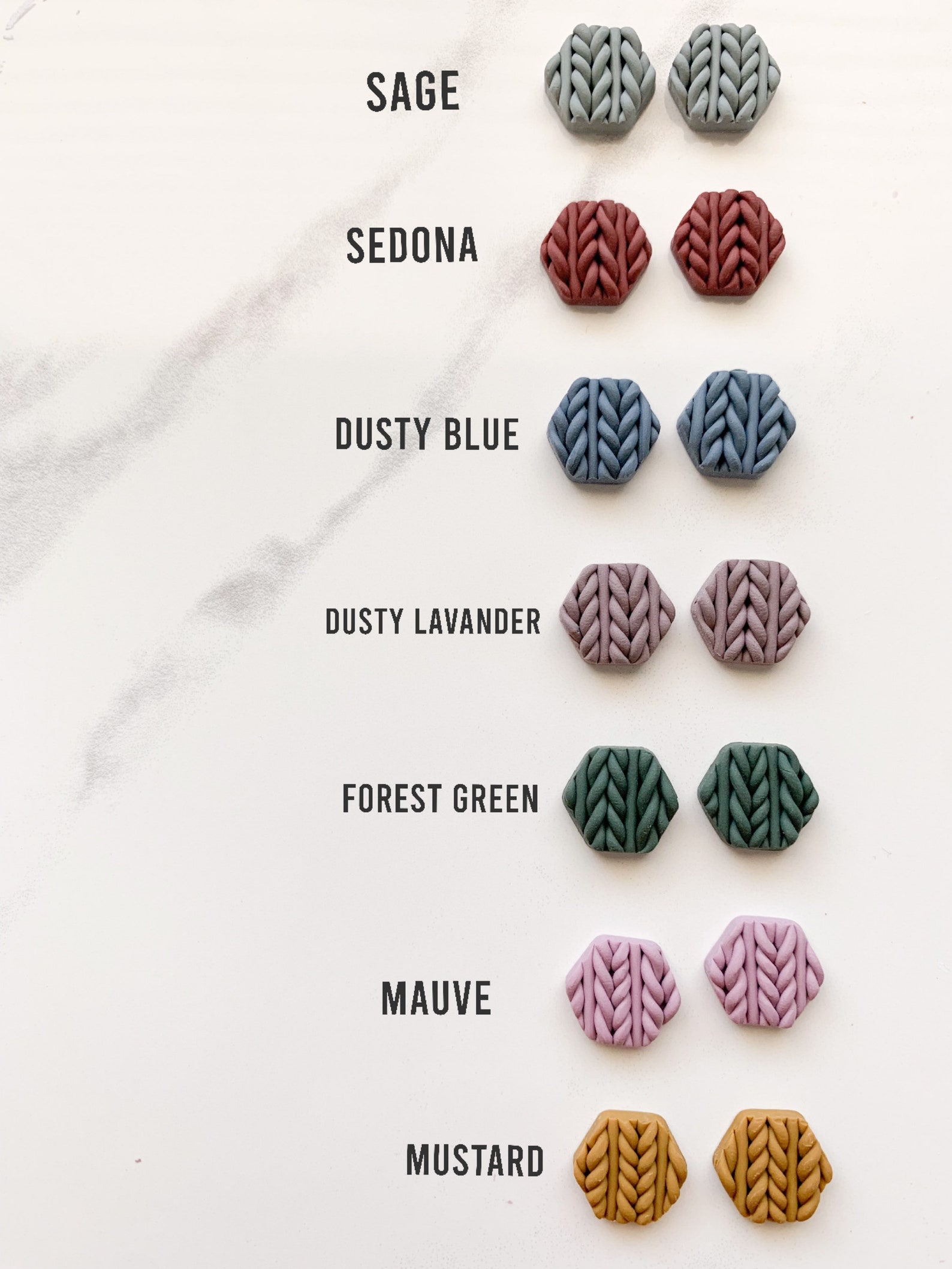 Sweater Polymer Clay Stud Earrings Knitted Sweater Studs - Etsy