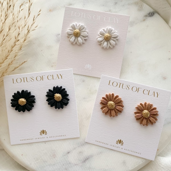 Daisy Earrings - Etsy