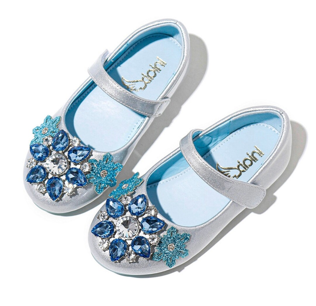 Girls Princess Shoes Disney Character Shoes Elsa Party Shoes - Etsy
