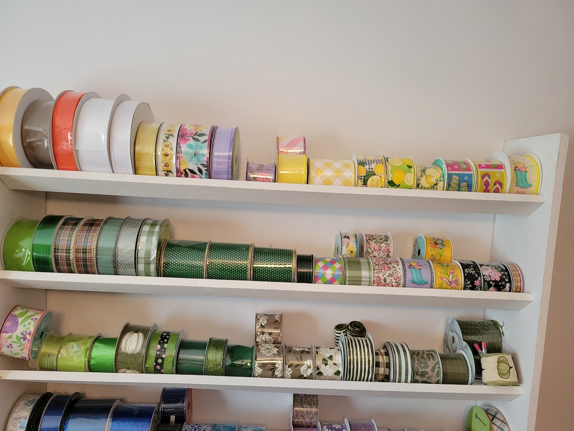 Ribbon Rack Pattern Ribbon Shelf Pattern Ribbon Holder - Etsy