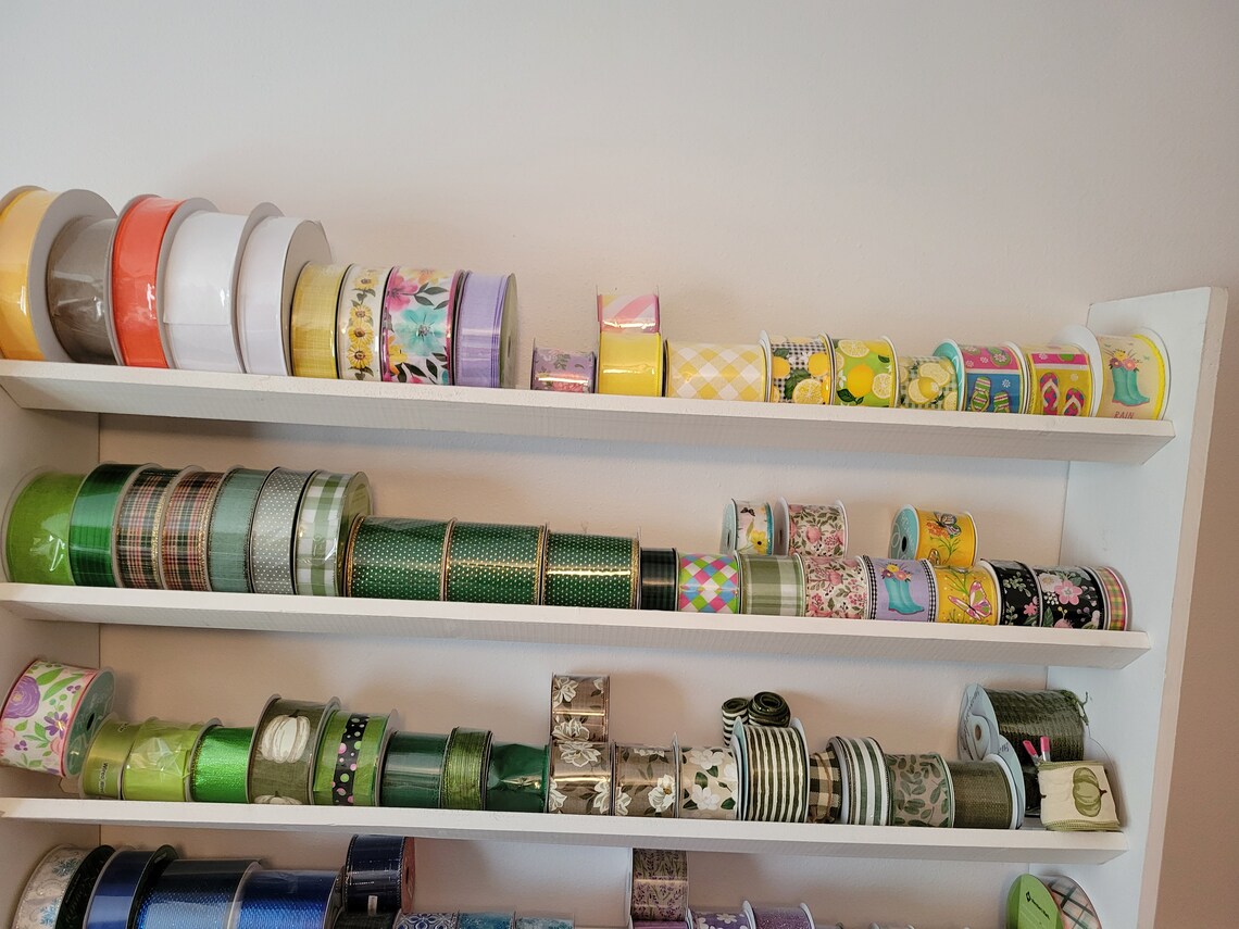 Ribbon Rack Pattern Ribbon Shelf Pattern Ribbon Holder - Etsy