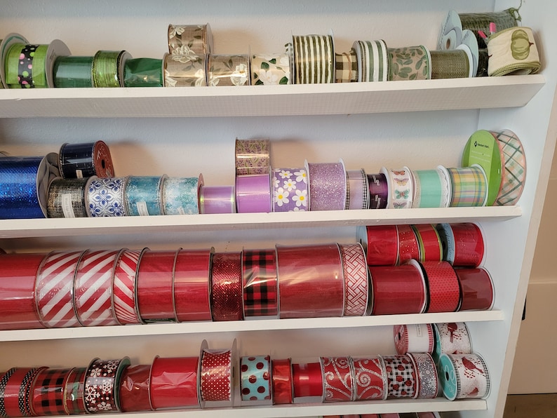 Ribbon Rack Pattern Ribbon Shelf Pattern Ribbon Holder - Etsy