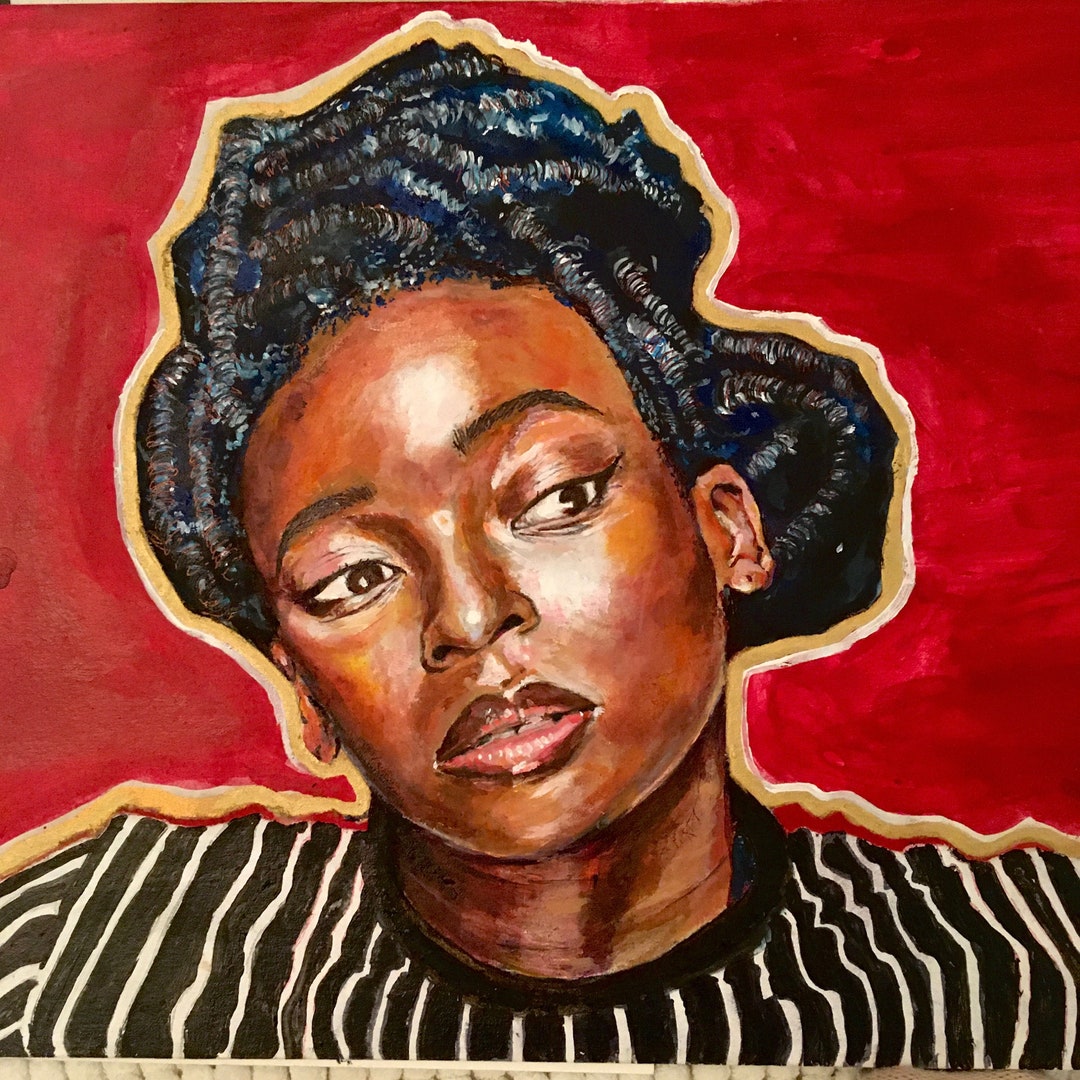 Little Simz Portrait Painting - Etsy UK