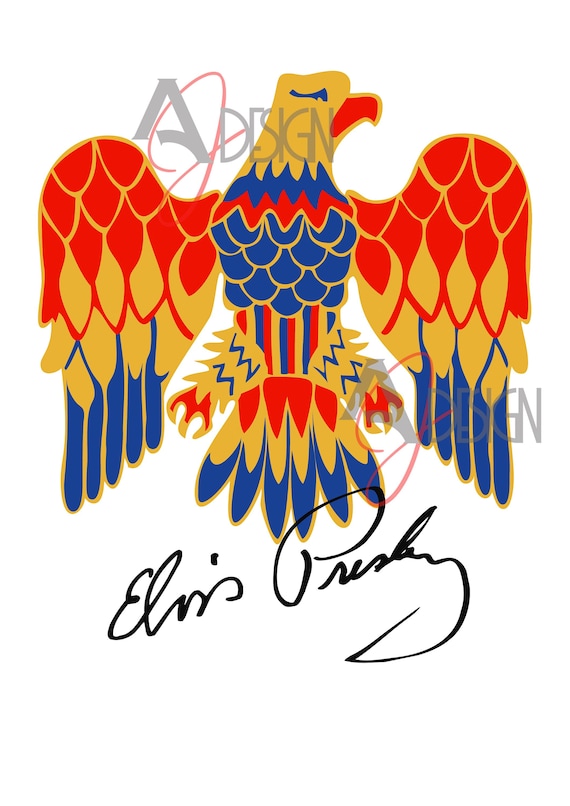 Elvis Presley Eagle Jumpsuit A3 Art Printable JPEG FILE or | Etsy