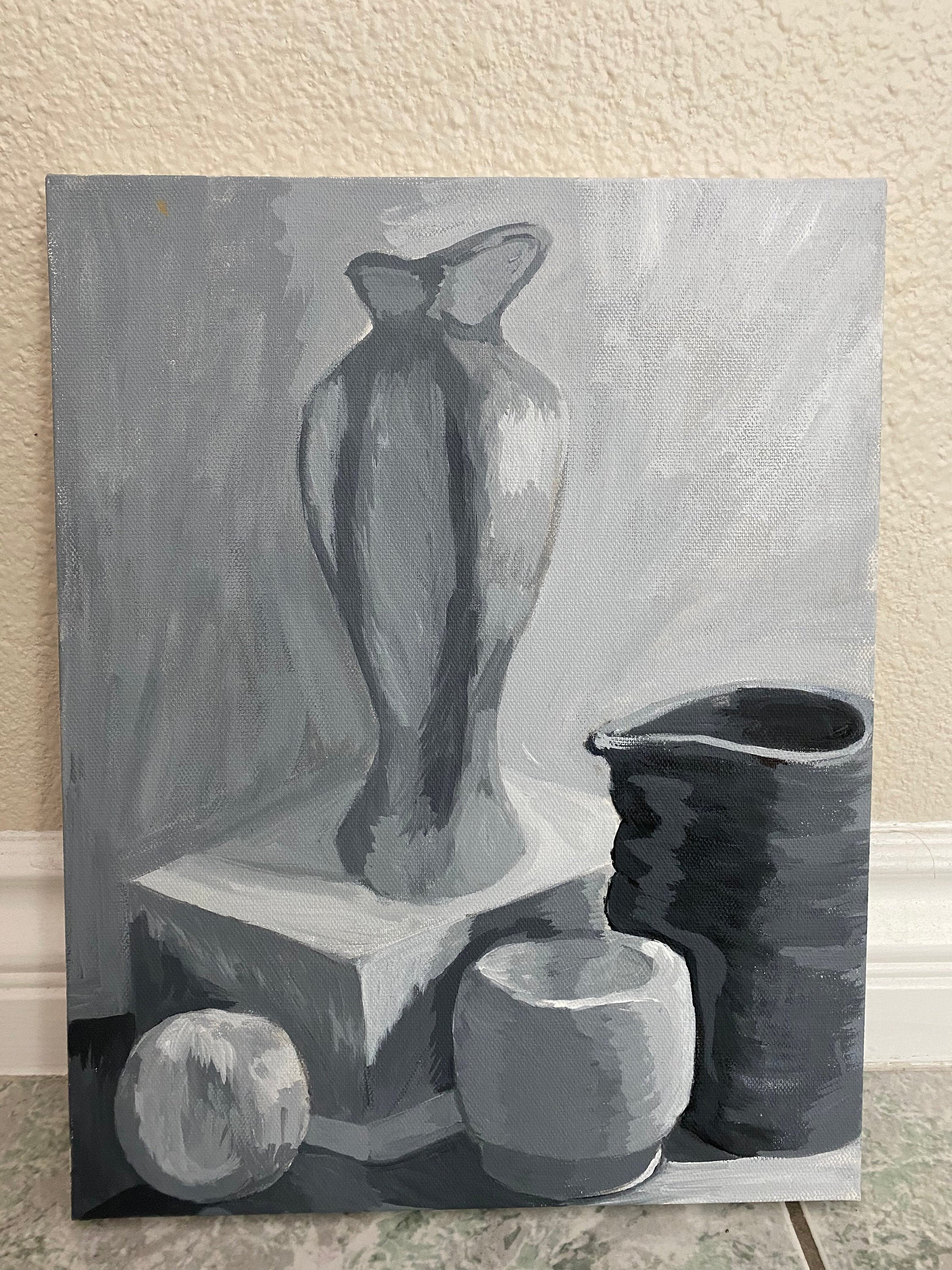 Monochromatic Painting Still Life