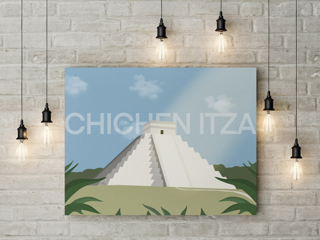 Poster Chichen Itza Mexico Poster - Etsy