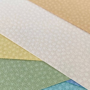 10 Sheets Floral Petal Textured Paper A4 Art Paper Decoration Pastel ...