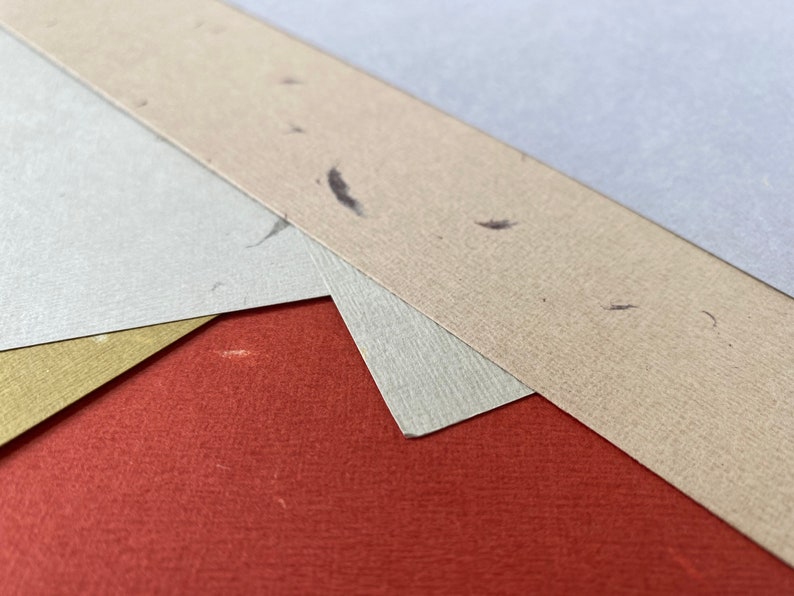 12 Sheets Japanese Fuji Paper | A4 | Japanese Traditional Colours ...