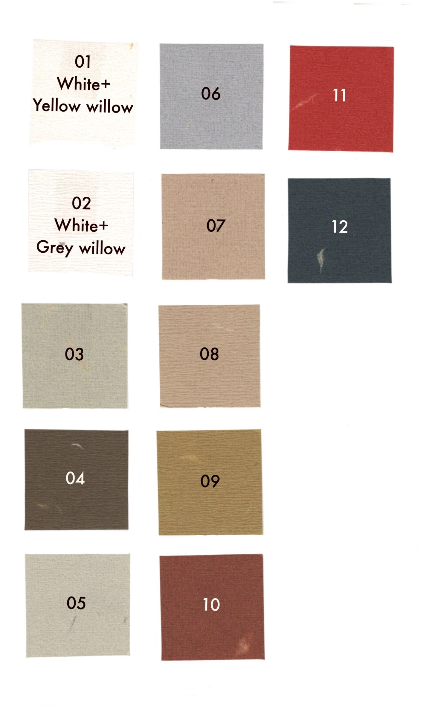 12 Sheets Japanese Fuji Paper A4 Japanese Traditional Colours ...