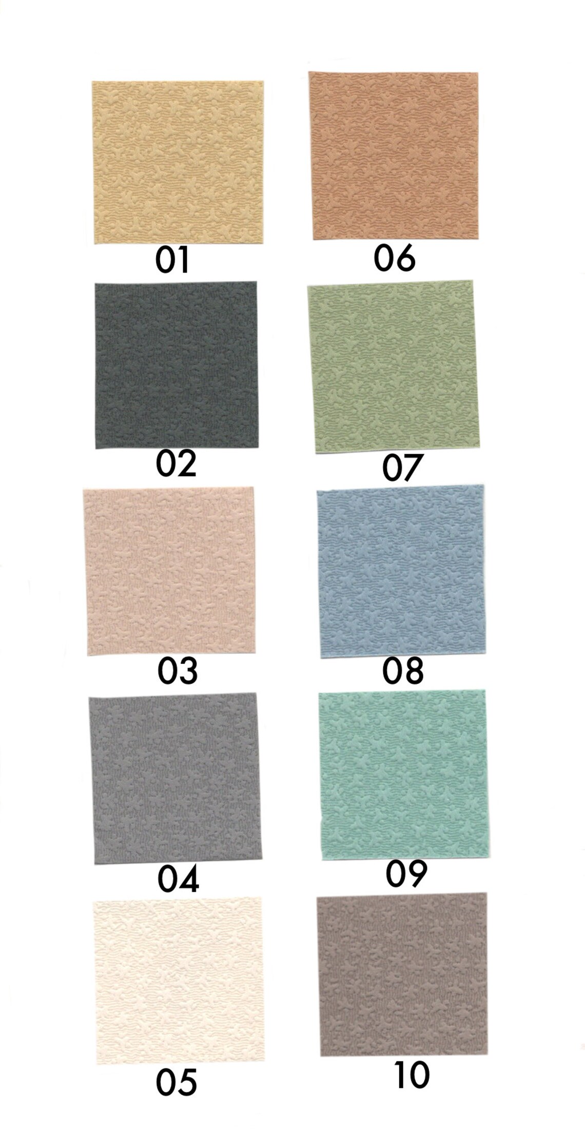 10 Sheets Floral Petal Textured Paper A4 Art Paper Decoration Pastel ...