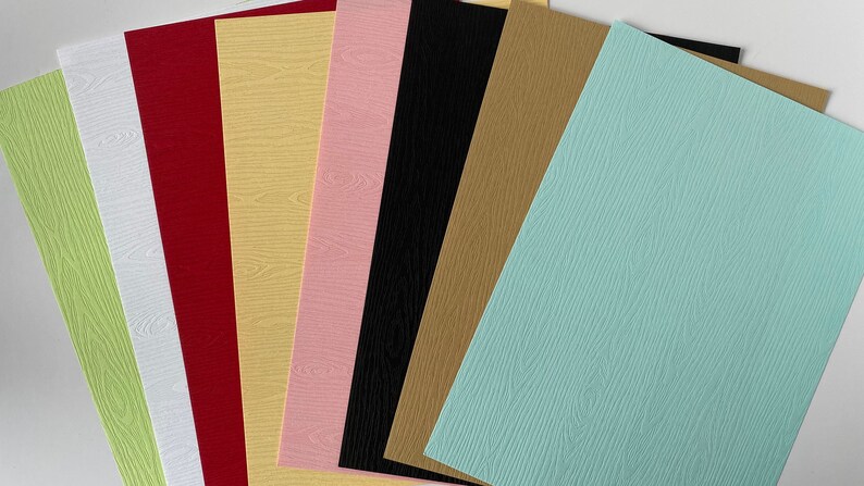 Wood-grain Texture Paper Pack A4 Decorative Paper Paper Craft - Etsy