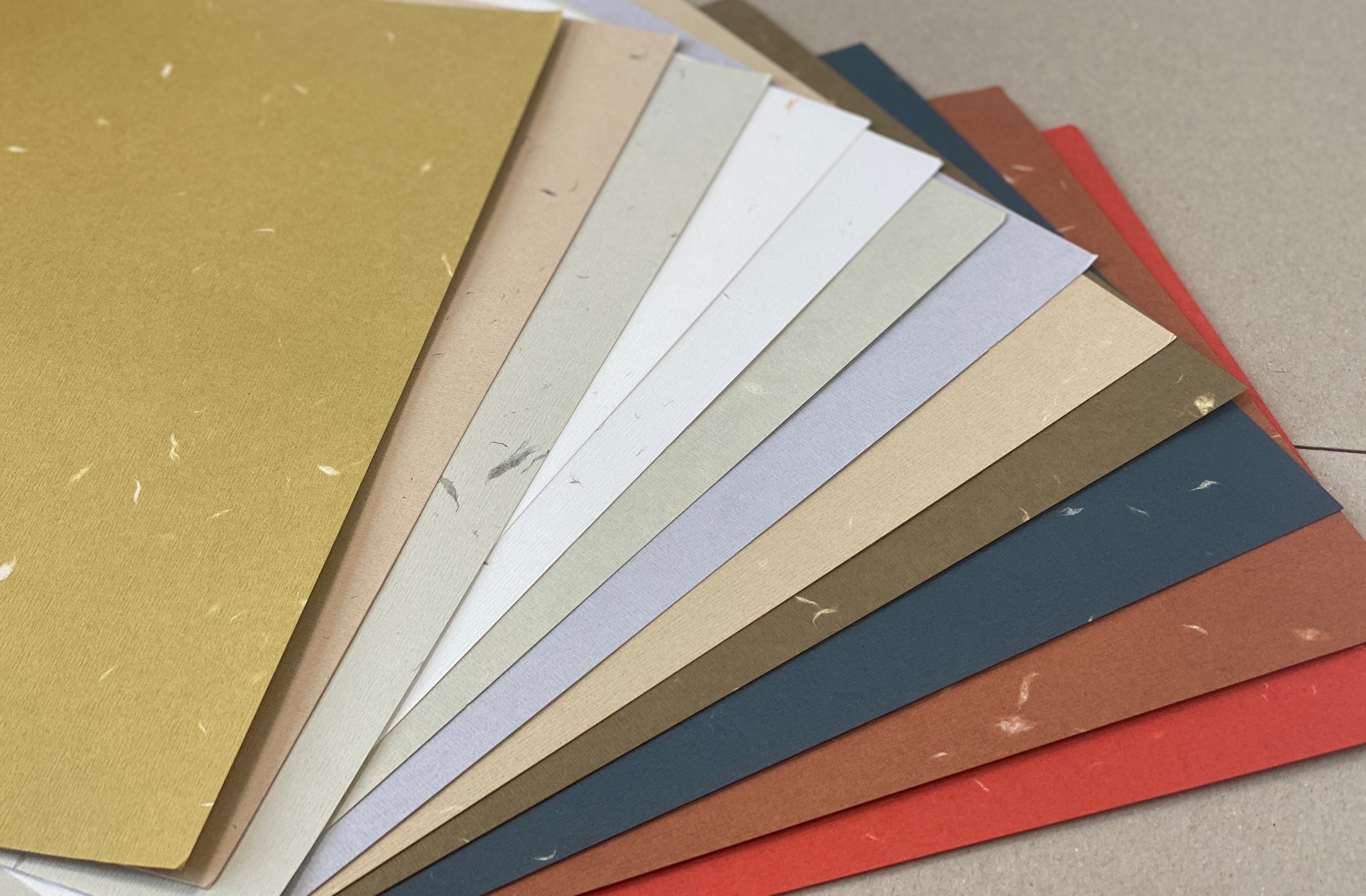 12 Sheets Japanese Fuji Paper | A4 | Japanese Traditional Colours ...