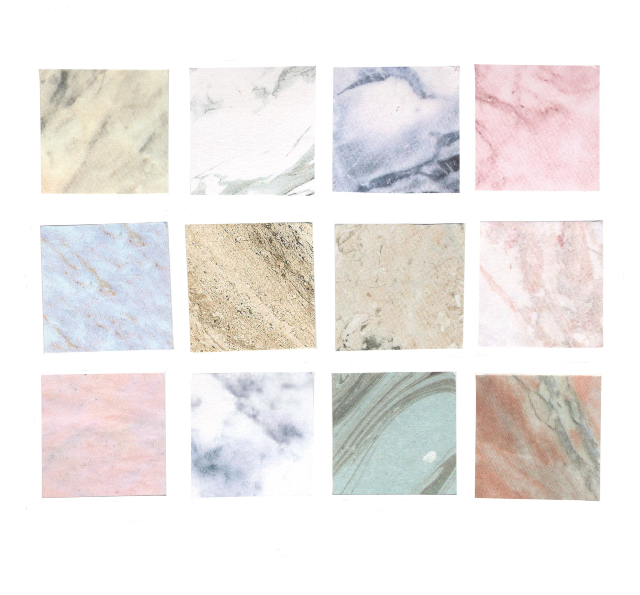 12 Sheets Marble Pattern Paper | A4 | Paper Craft | Decoration | Card ...