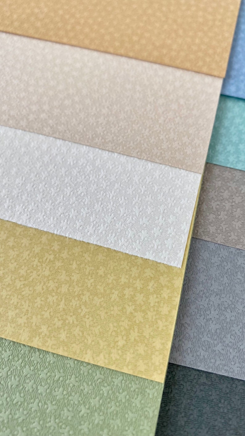 10 Sheets Floral Petal Textured Paper A4 Art Paper Decoration Pastel ...