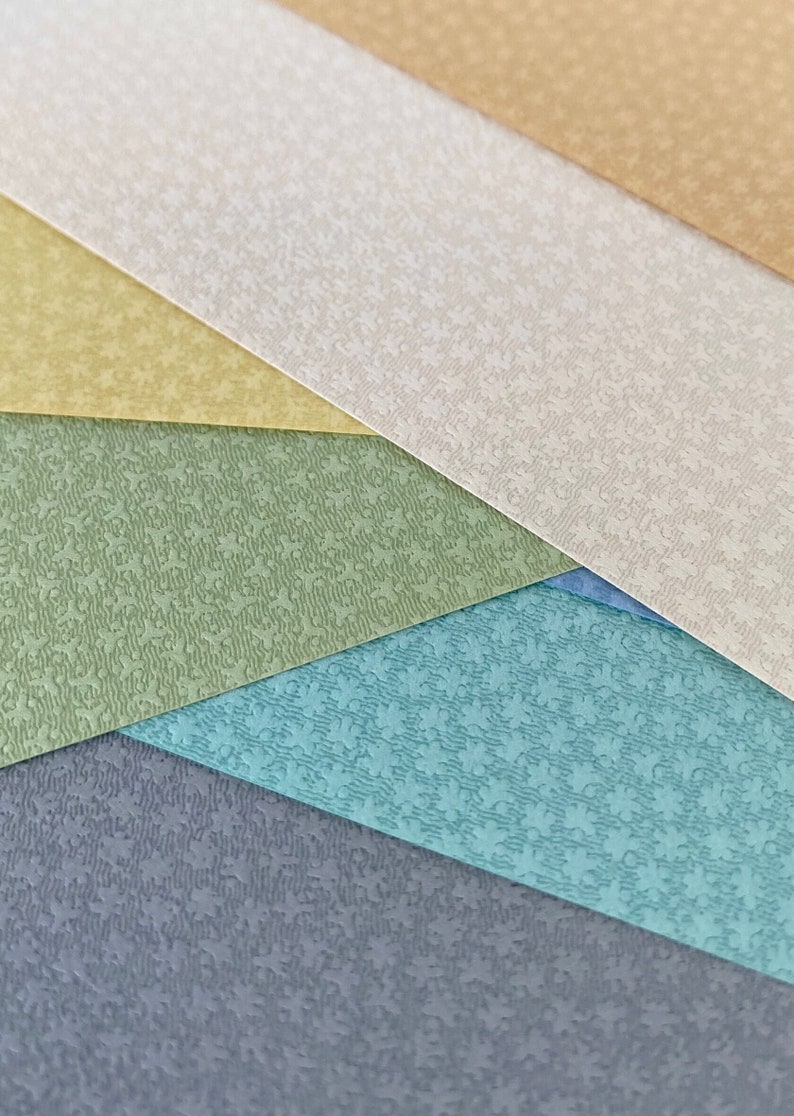10 Sheets Floral Petal Textured Paper A4 Art Paper Decoration Pastel ...