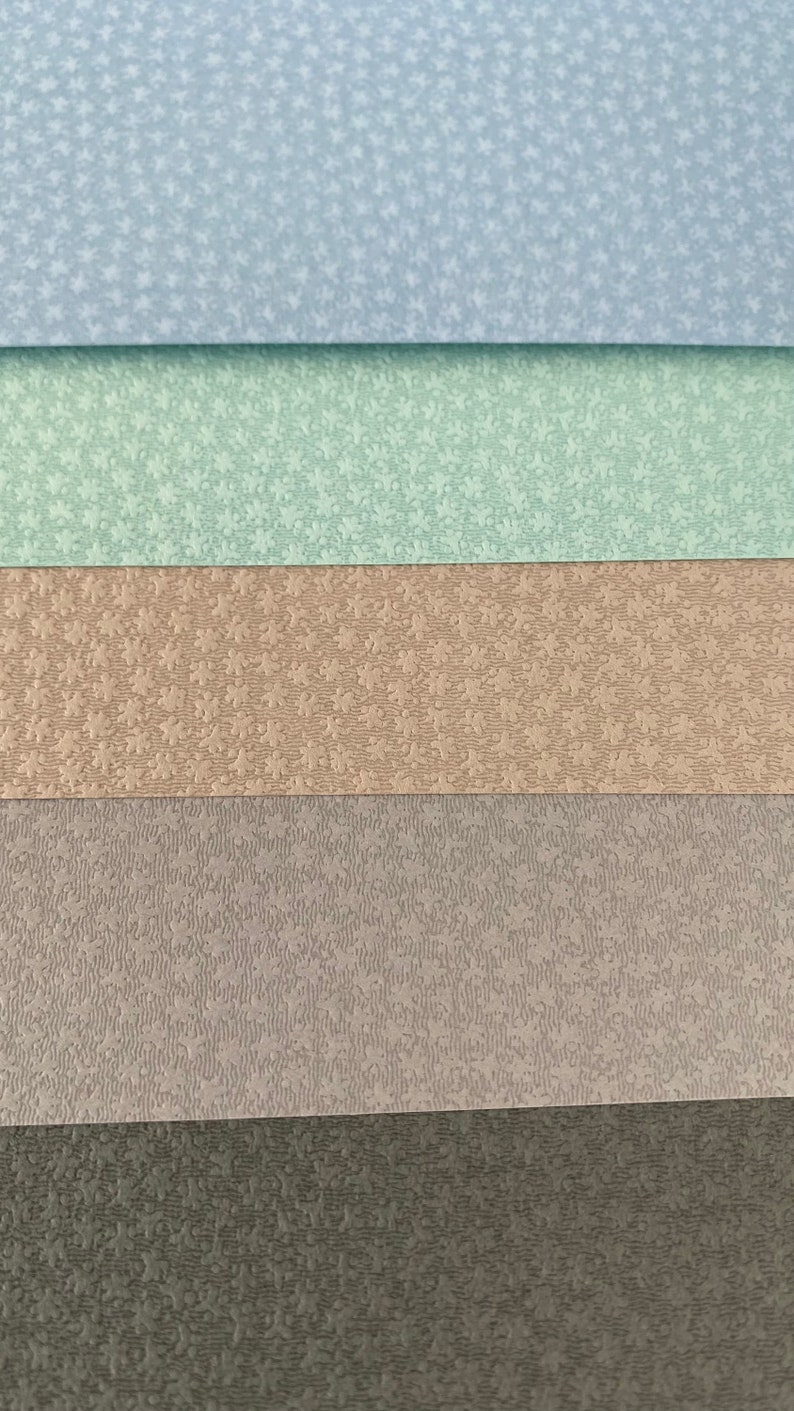 10 Sheets Floral Petal Textured Paper A4 Art Paper Decoration Pastel ...