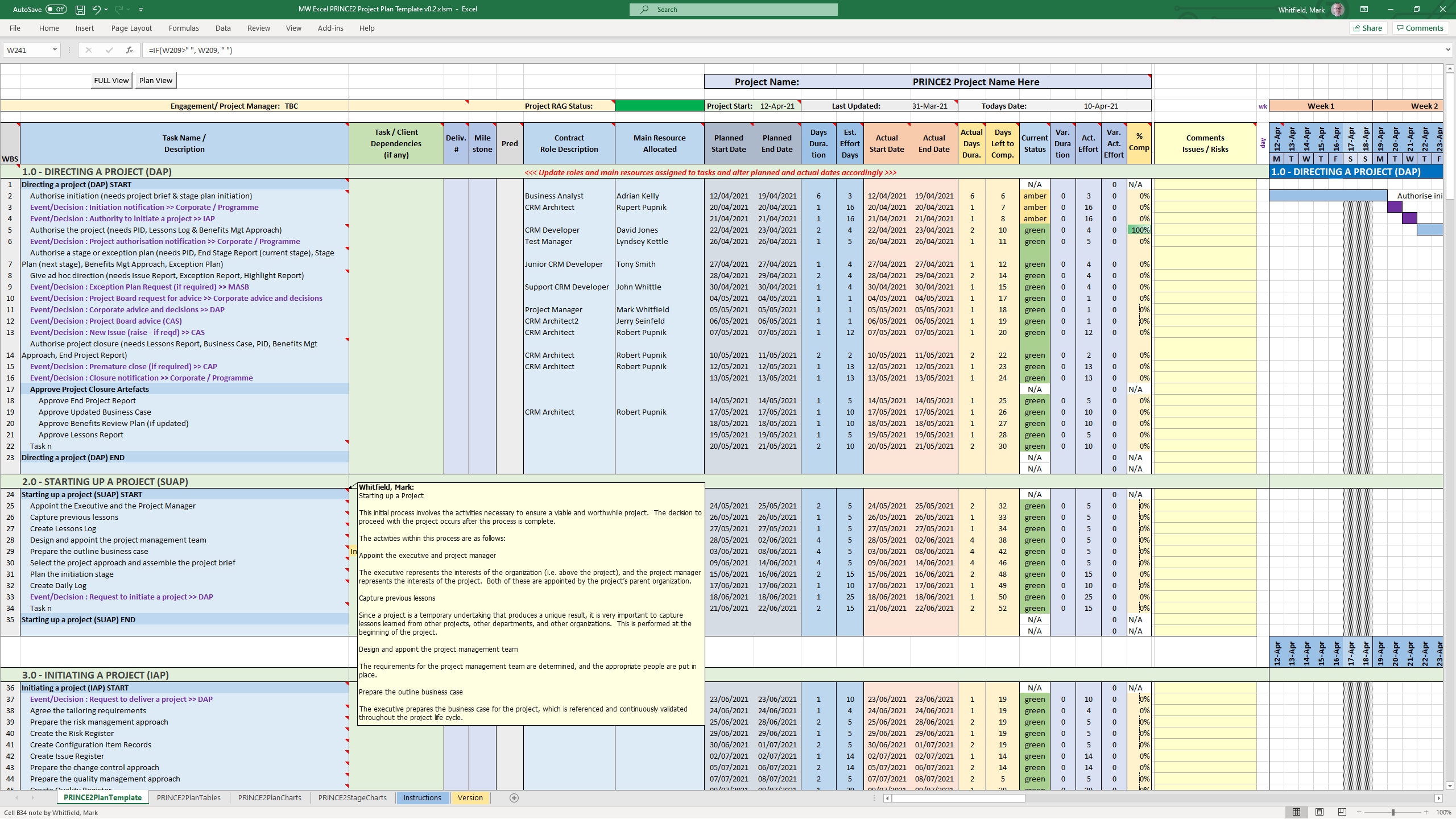 FREE Upgrades | Project Management Templates | Waterfall Project ...