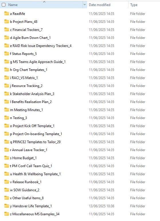Microsoft Project Templates Poap MSP Mpp Format Plus Other Project ...