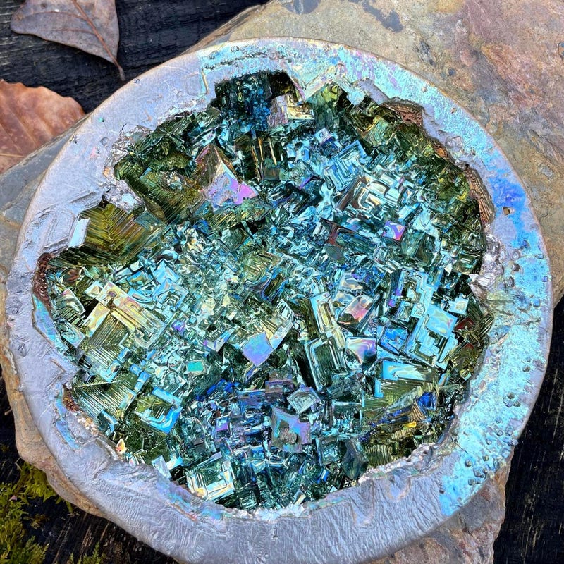 Bismuth Geode - Etsy