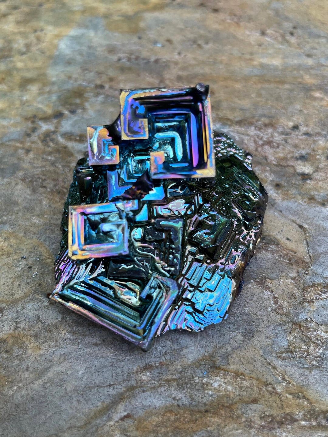 Rainbow Bismuth Cube Crystals 101 Grams - Etsy