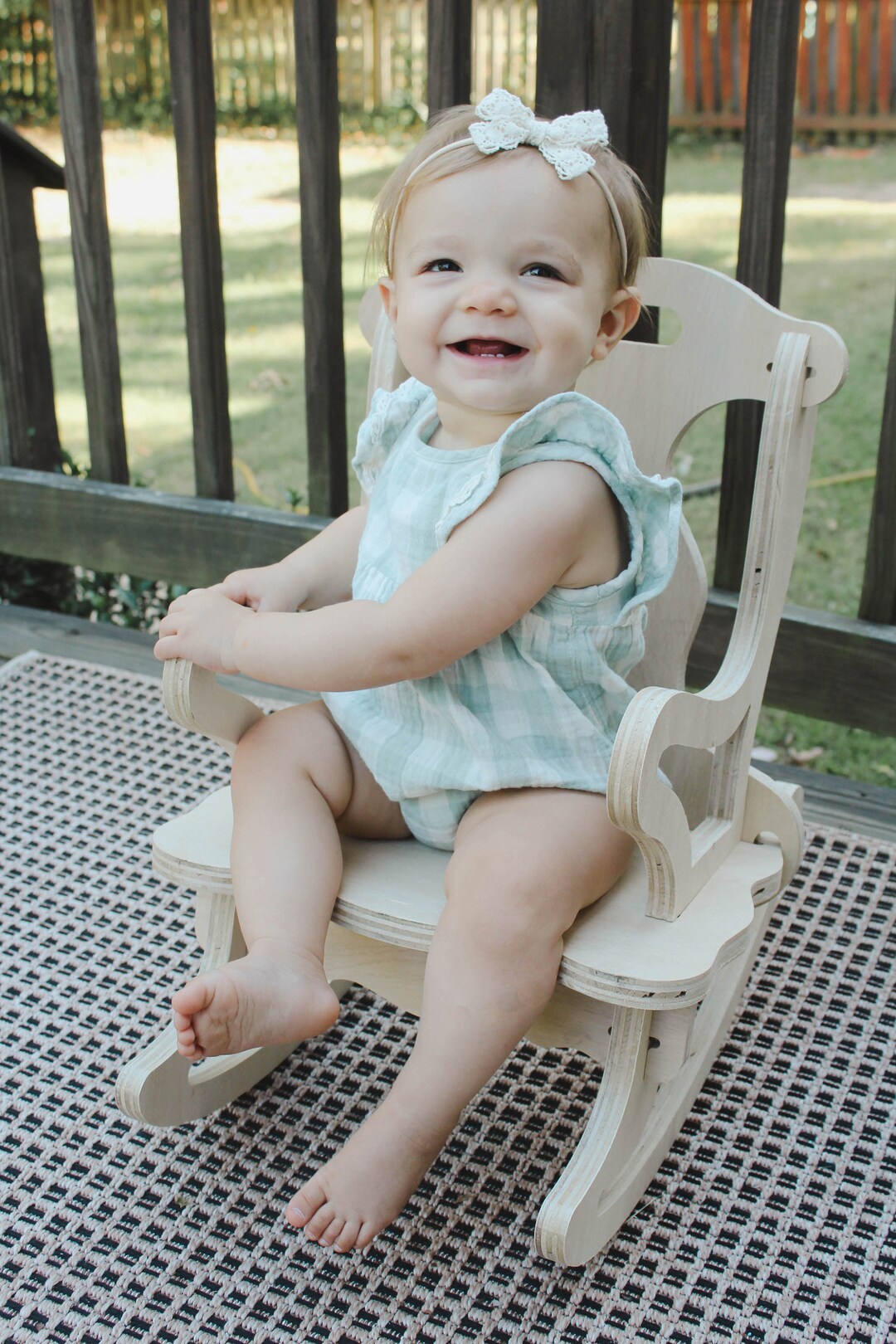 Personalized Child Rocking Chair - Mini Rocker for Kids - Personalized ...