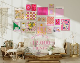 HD Bundle Wall Art Prints for Home Decor Eclectic Gallery Set MEGA ...