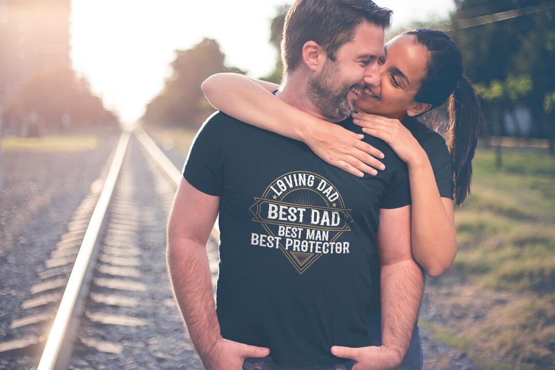 Loving Dad Protector Father Daddy Unisex T-shirt T Shirt Tshirts Tshirt ...