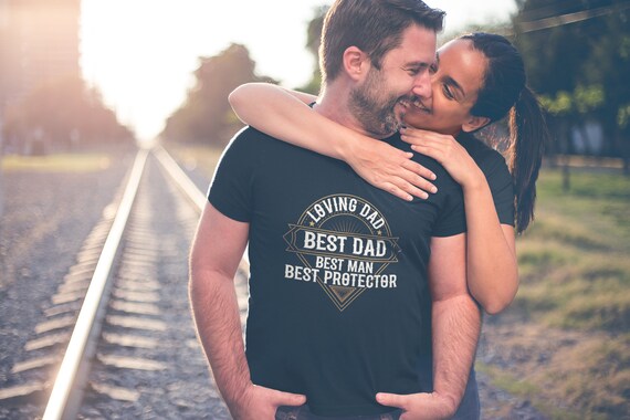 Loving Dad Protector Father Daddy Unisex T-shirt T - Etsy