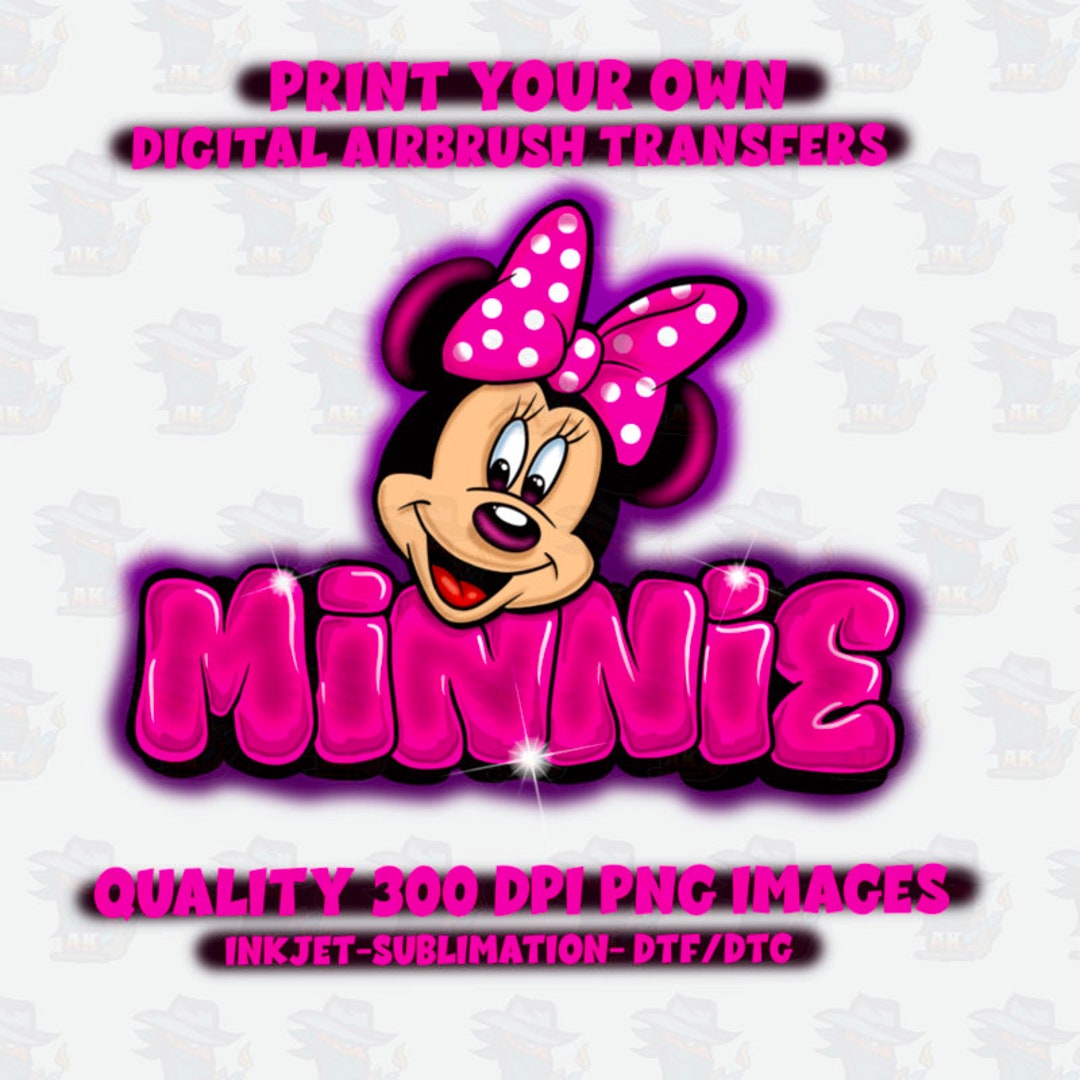 Digital Airbrush classic Cartoons 1 Inkjet/dtf/dtg Sublimation Print ...